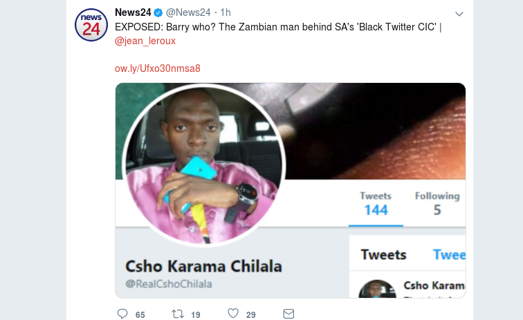 Is This the Man Behind South Africa's Popular Twitter Account ...