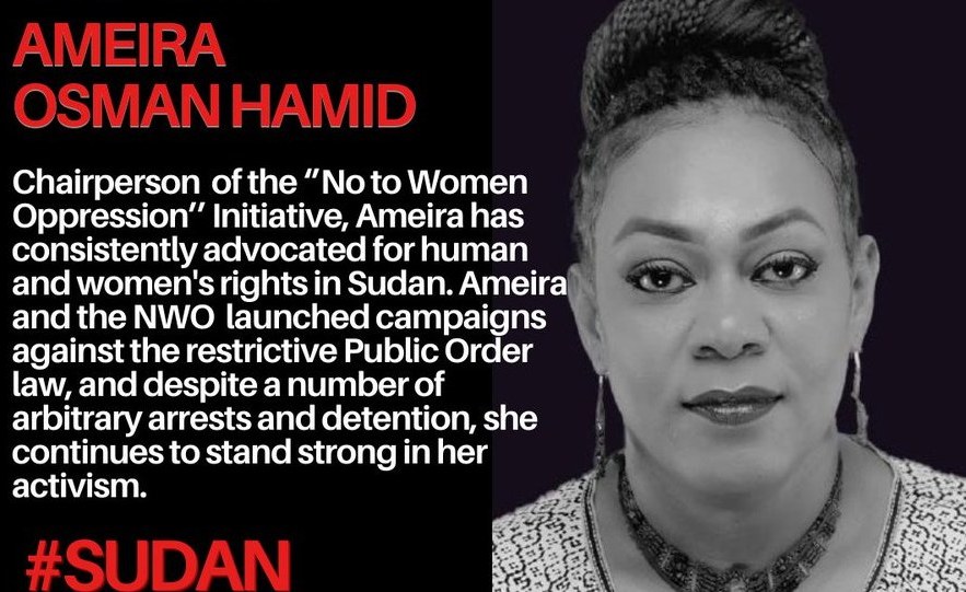 Sudanese Women's Activist Amira Osman Hamed Wins Human Rights Prize ...